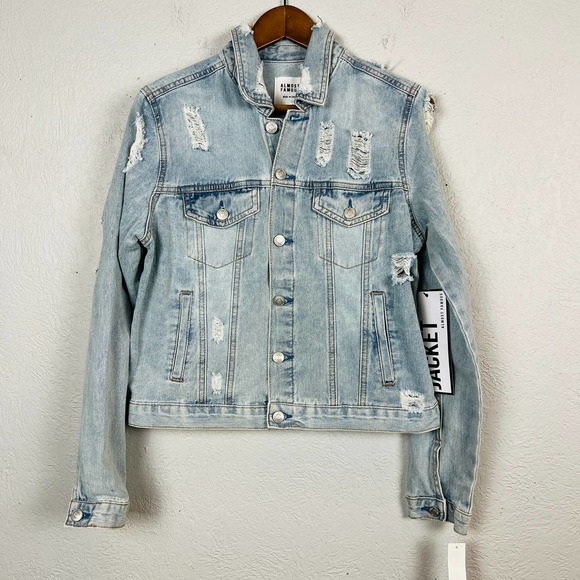 Almost Famous | Jackets & Coats | New Almost Famous Light Wash Denim ...